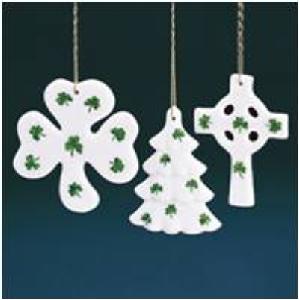 TREE, CROSS, SHAMROCK ORNAMENT: online-irish.com