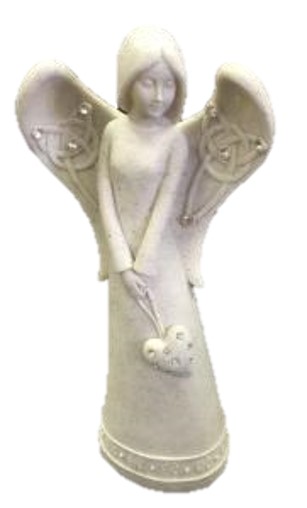 Sheltering Celtic Angel with Heart / OI260